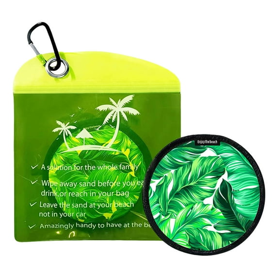 erfcxs Beach Sand Removal Bag Outdoor Sand Wiping Bag Efficient Sand ...