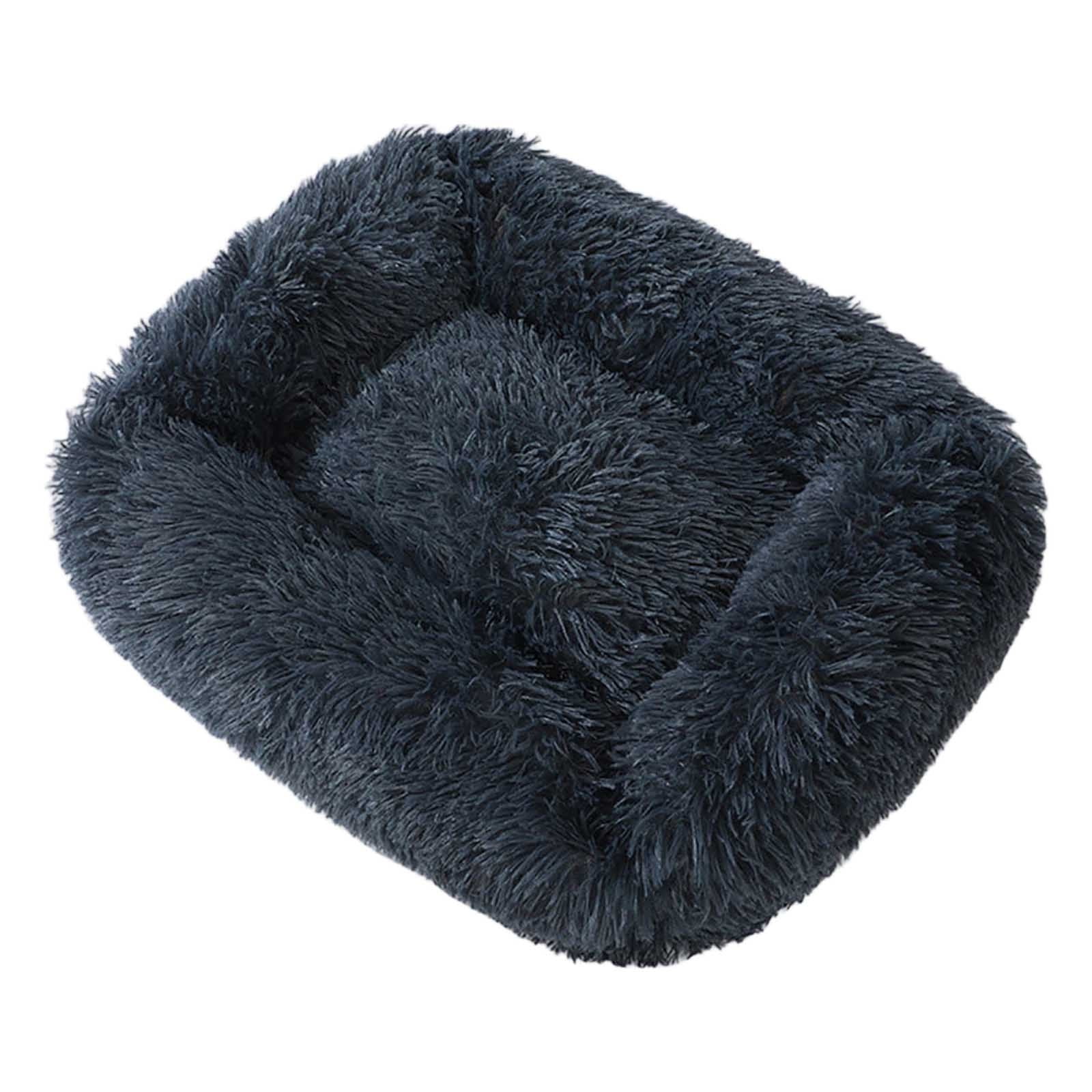 erfcxs Bed Calming Cat Bed Soft And Cuddler Cushion Self Warming Puppy ...