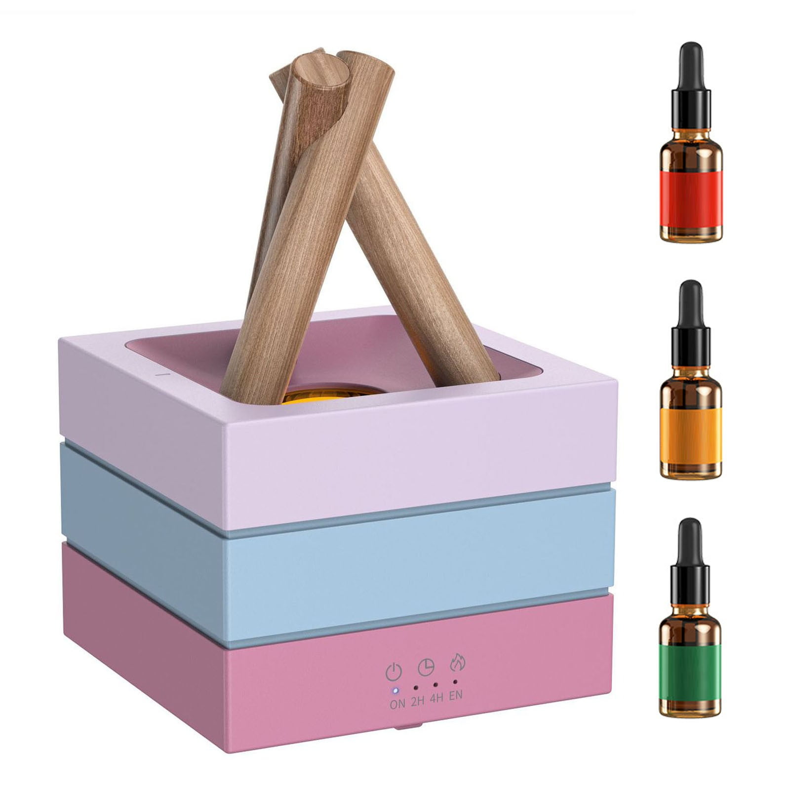 erfcxs Bonfire Aroma Diffuser Flame Fire Diffuser Bonfire Aromatherapy ...