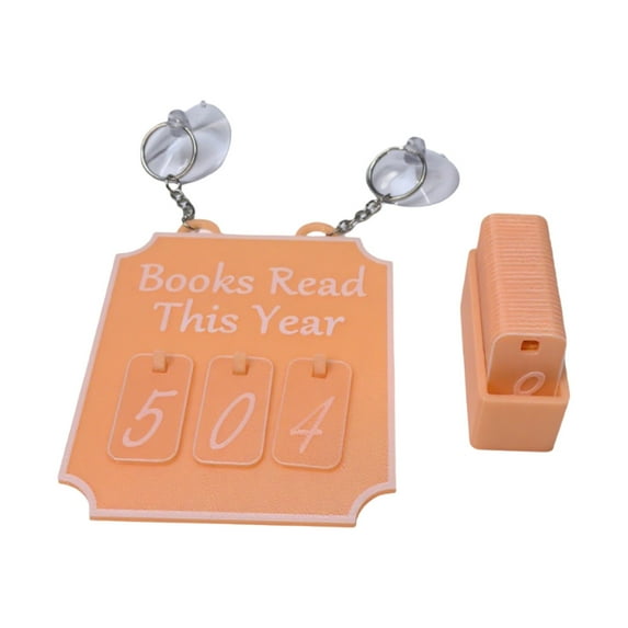 erfcxs Books Read Counter Sign 3D Printed Book Reading Handmade ...