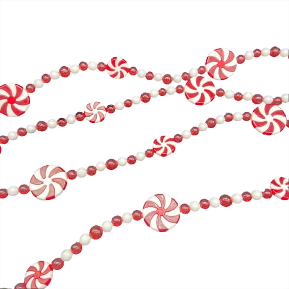 erfcxs Candy Wreath Peppermint Candy Wreath Hanging Decoration Candy ...