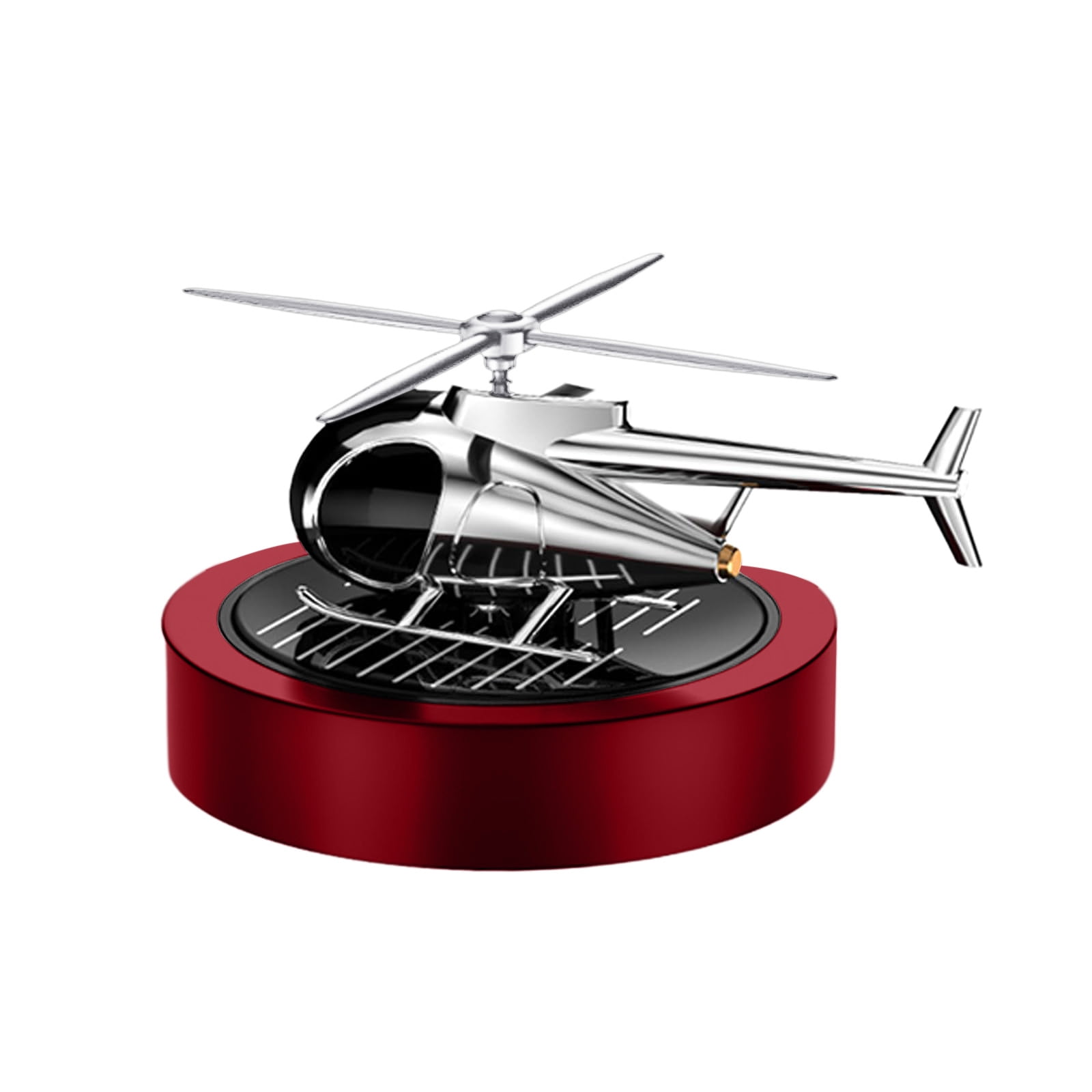 erfcxs Car Air Helicopter Solar Energy Rotating Fragrance Alloy ...