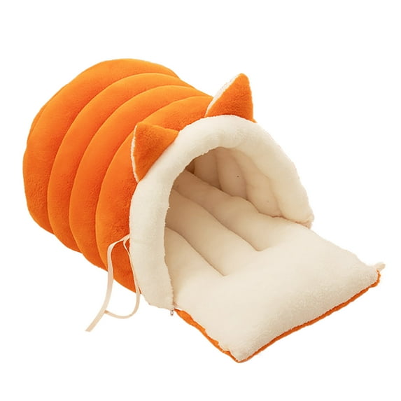 erfcxs Cat Bed | Washable With Removable Pad | Semi Enclosed Bed Cat ...