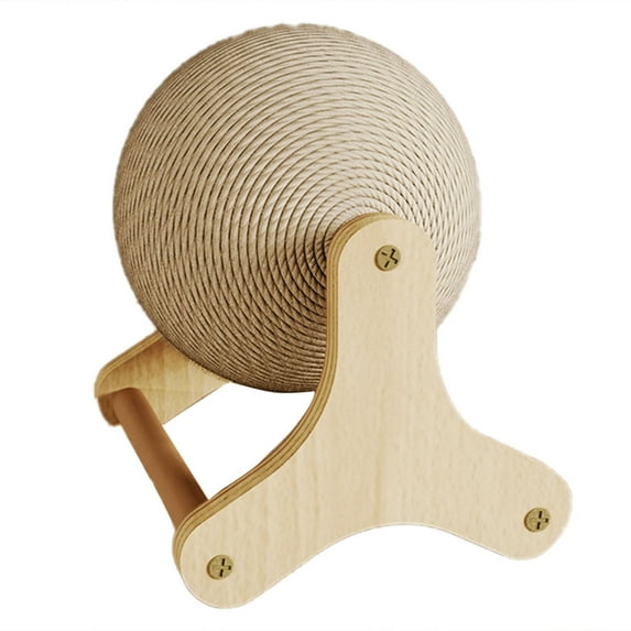 erfcxs Cat Scratcher Toy Natural Sisal Cat Scratching Ba Ll With Stable ...