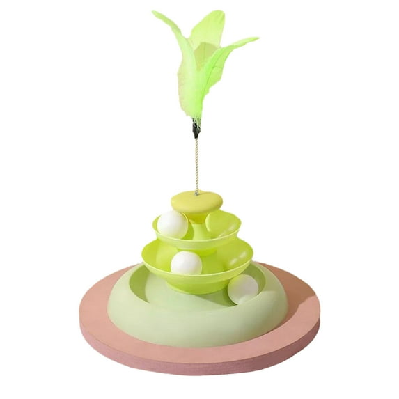 erfcxs Cat Toy Roller Cat Track Toy For Indoor Cats Funny With Playing ...