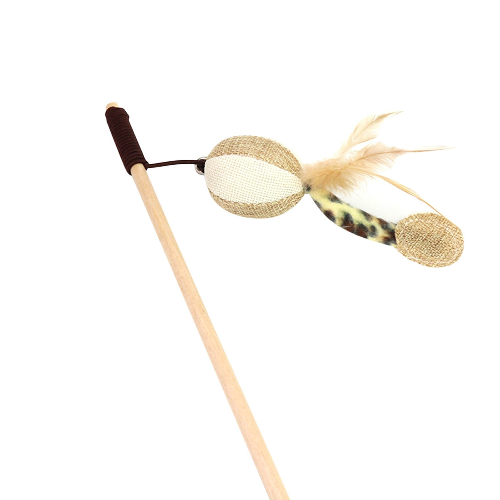 erfcxs Cat Toy Teasing Cat Stick Feather Suzuki Teasing Cat Stick ...