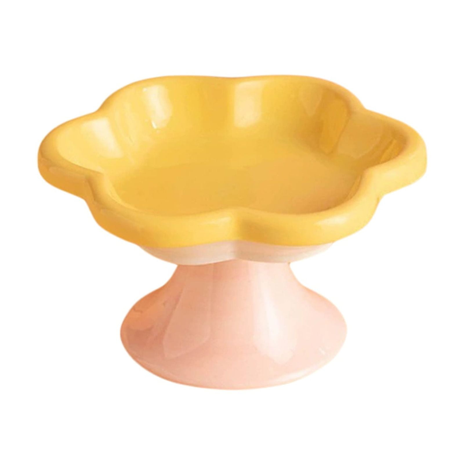 erfcxs Ceramic Cat And Dog Bowls With Floral Design Ideal For Indoor ...