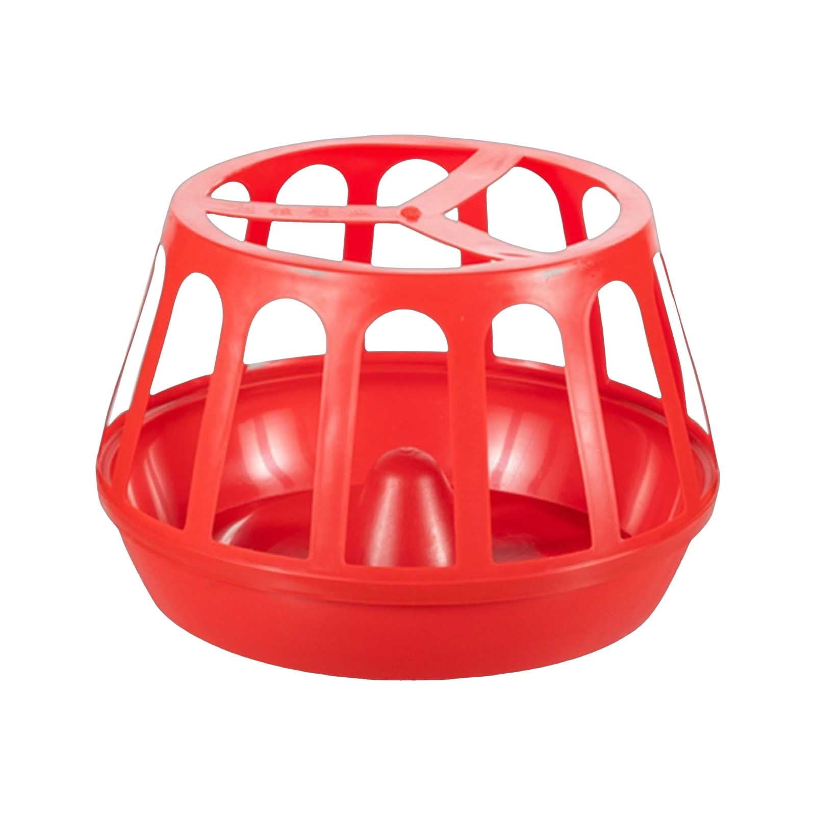 erfcxs Chicken Feeder Untippable Food Trough For Chickens Round Feeding ...