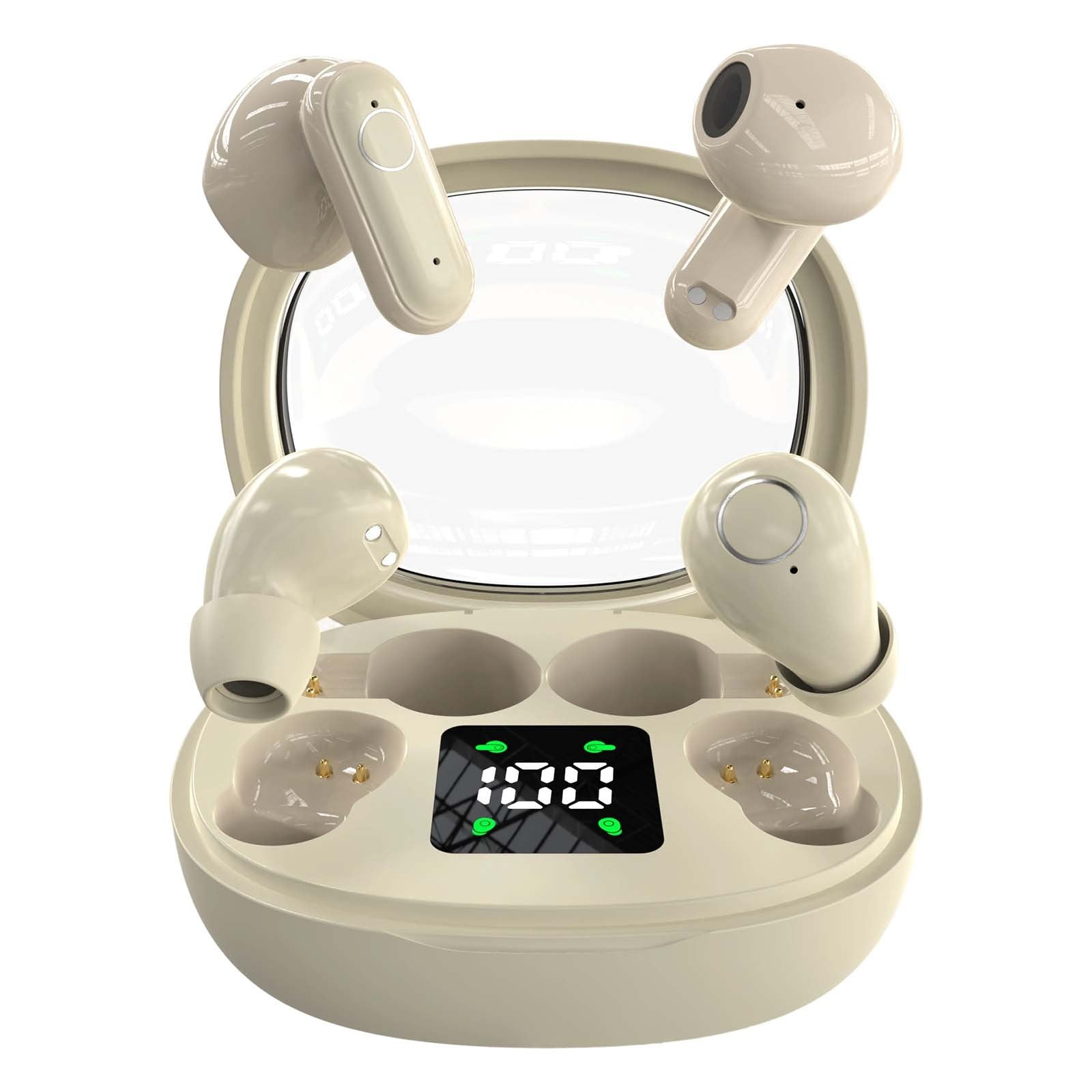 erfcxs Compact Wireless Earbuds Twin Pack Low Profile Semi In Ear ...