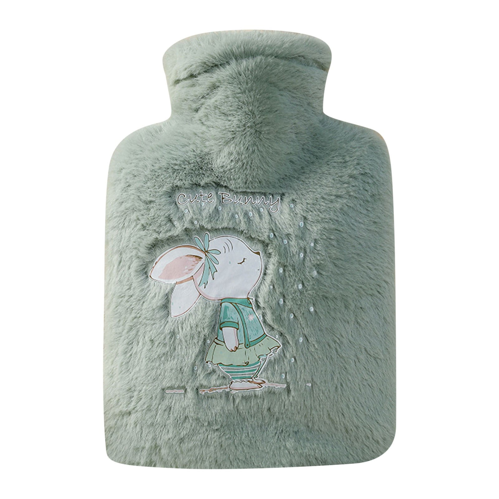 erfcxs Cozy Cartoon Hot Water Bottle Warming Hand Warmer Thickened ...