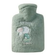 erfcxs Cozy Cartoon Hot Water Bottle Warming Hand Warmer Thickened ...