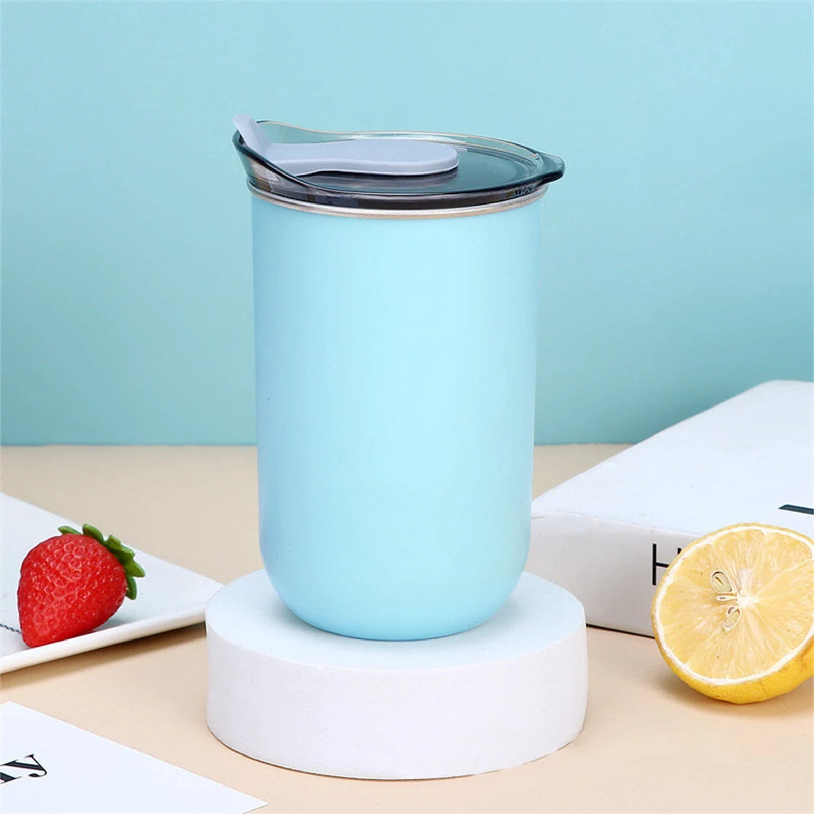 erfcxs Customized 300ml Capped Coffee Cup Stainless Steel U Shaped ...