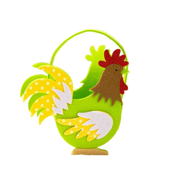 erfcxs Easter Decoration Colorful Three Rooster Storage Cartoon Rooster ...