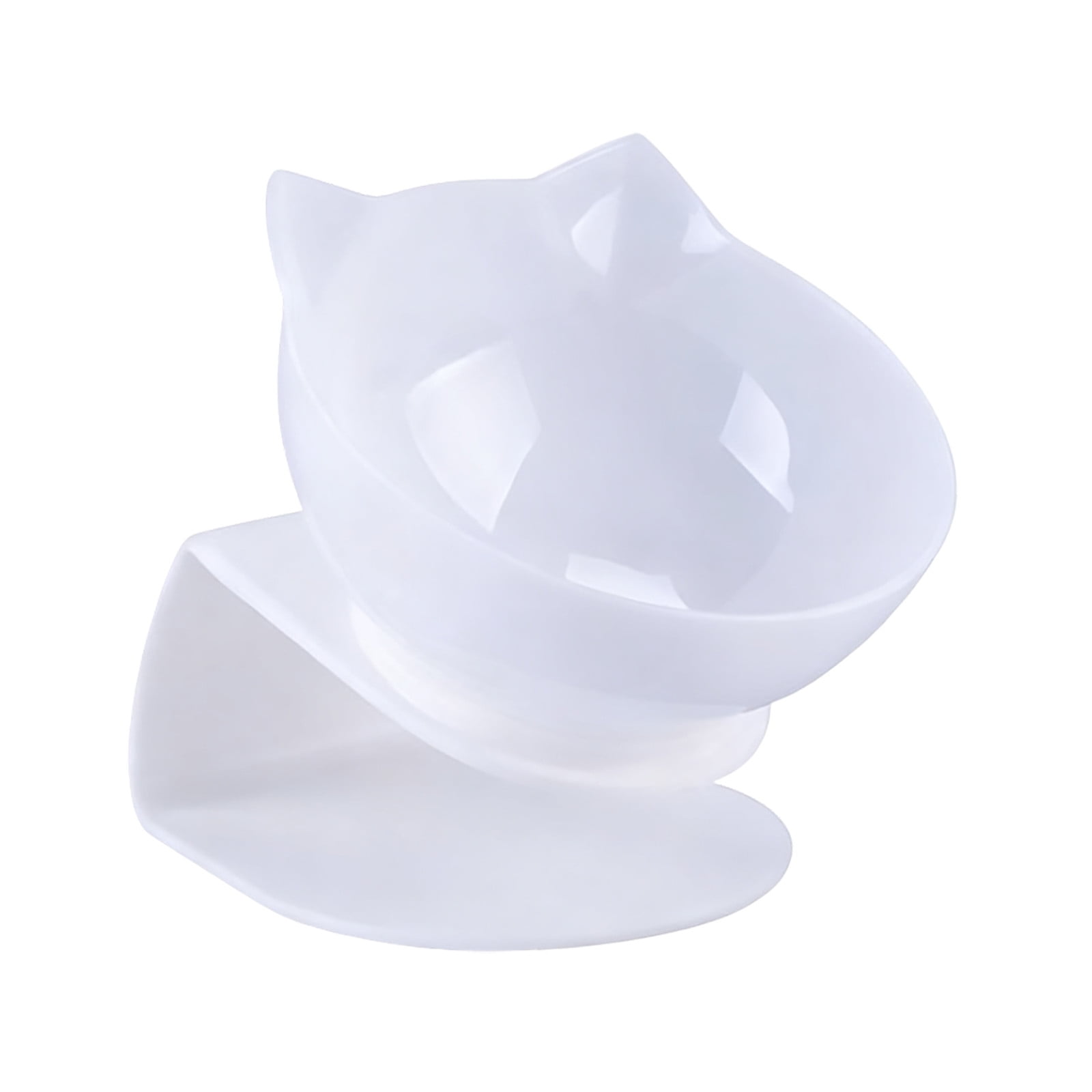 erfcxs Elevated Cat Bowl with Angled Design for Comfortable Feeding and ...