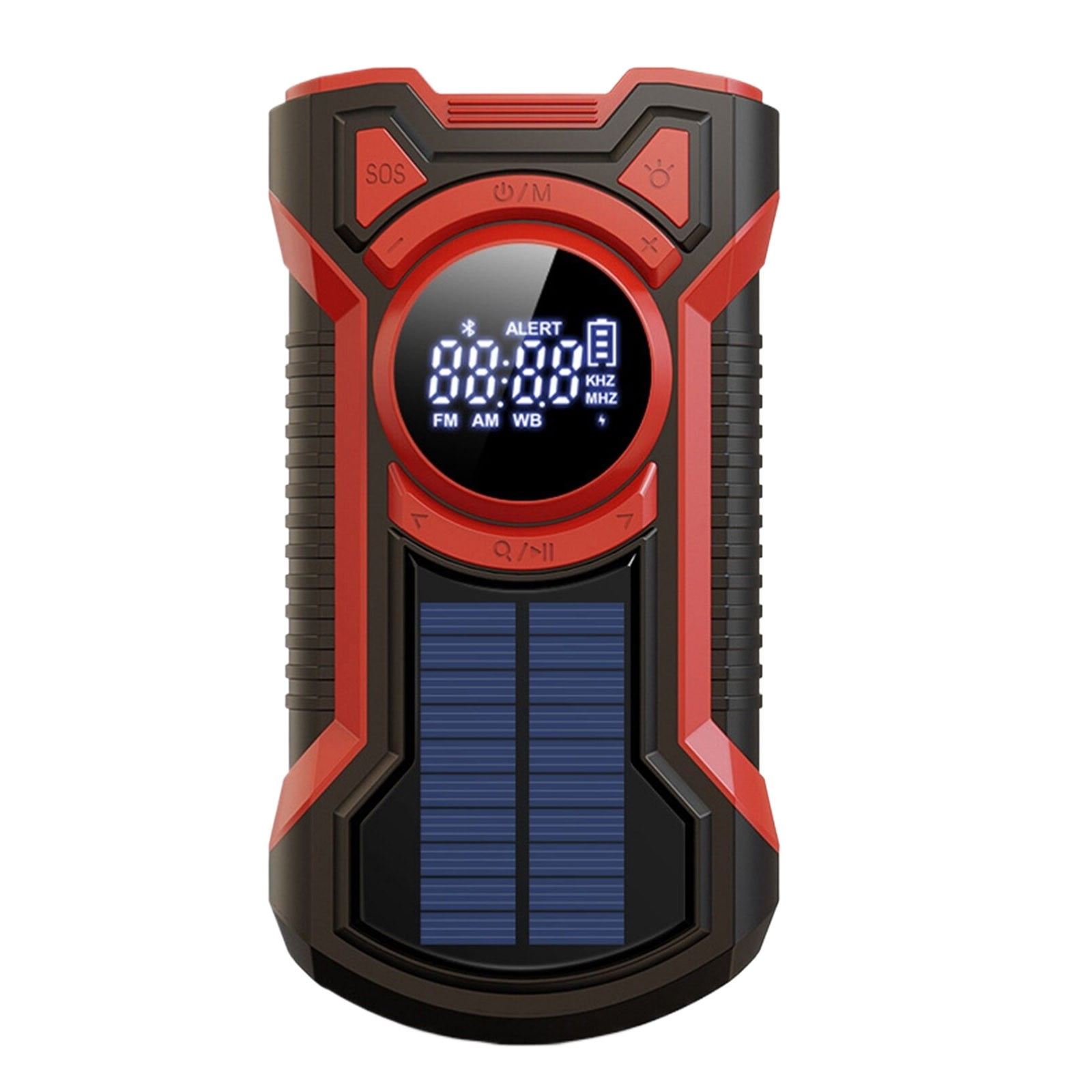 erfcxs Emergency Portable Solar Hand Crank Power AM FM SW Speaker ...