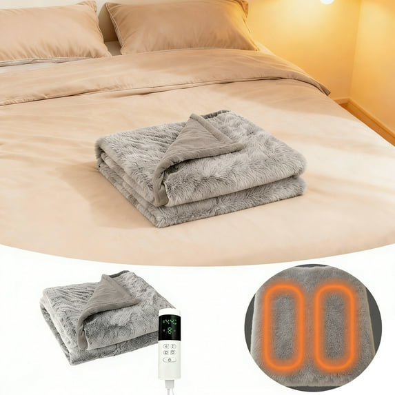 erfcxs European Standard Heating Blanket With Embossed Design For Home ...