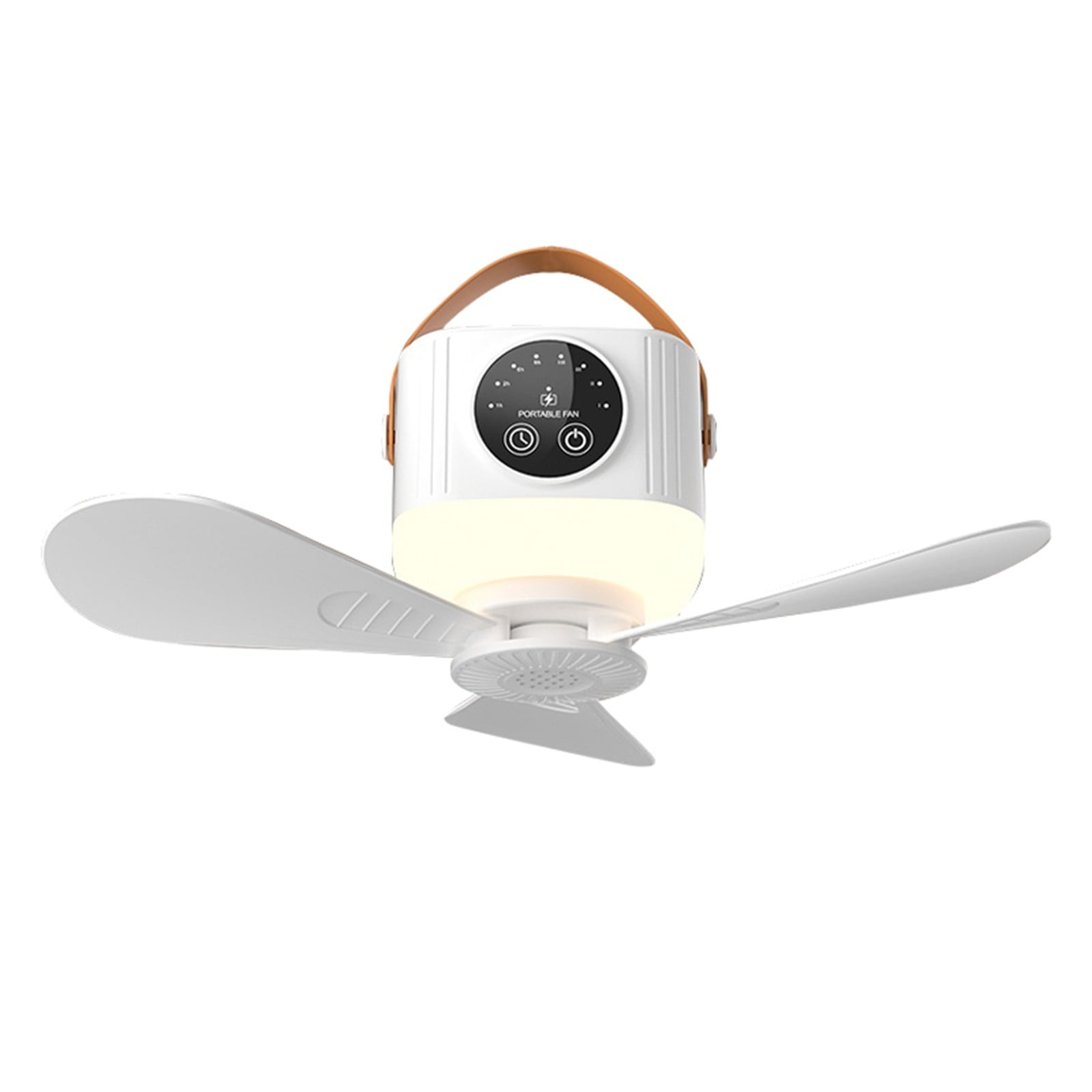 erfcxs Fan Desktop Fan Ceiling Fan Light Fan Timer Light Camping Fan ...