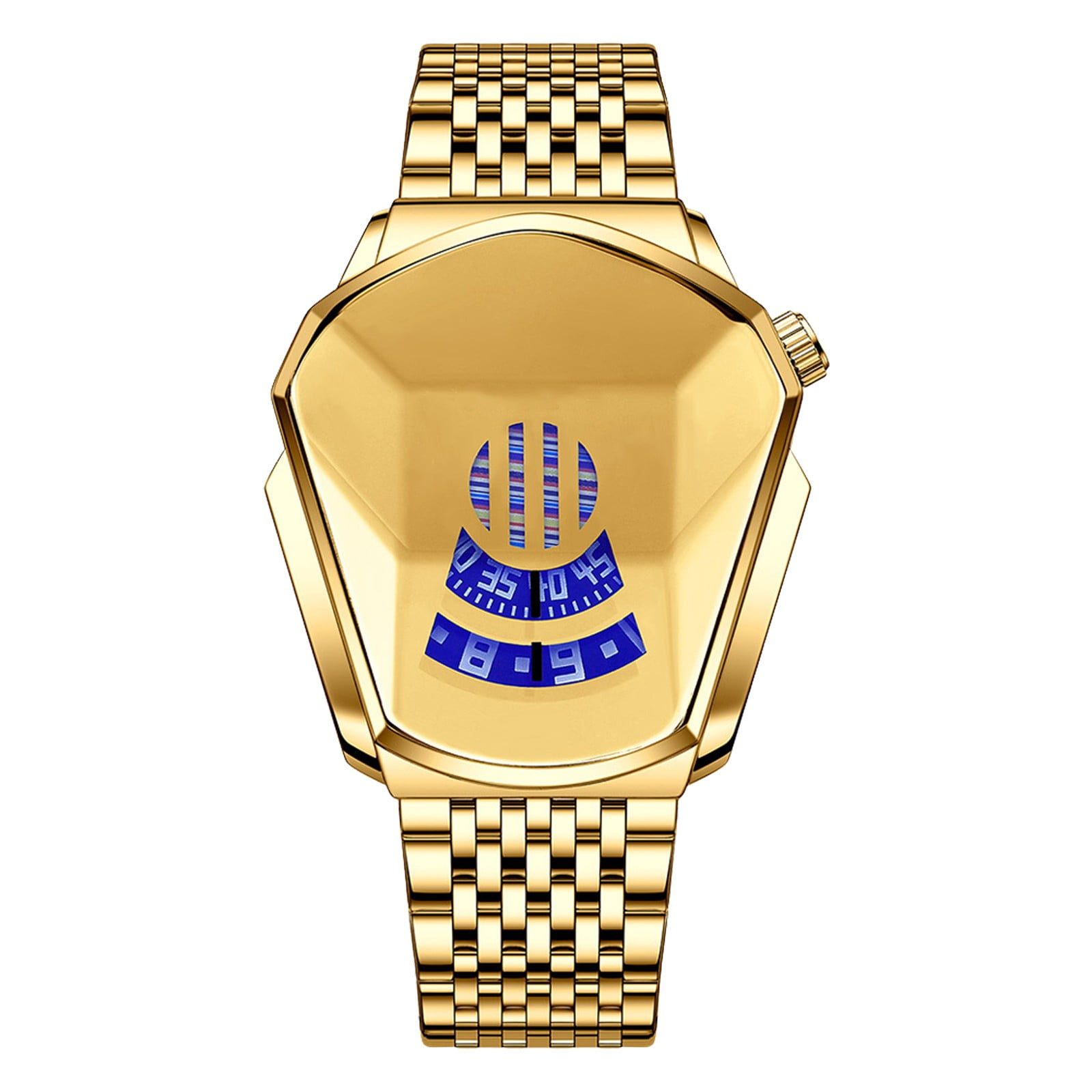 erfcxs Fashion LED Binary Digital Wristwatch For Men With Stainless ...