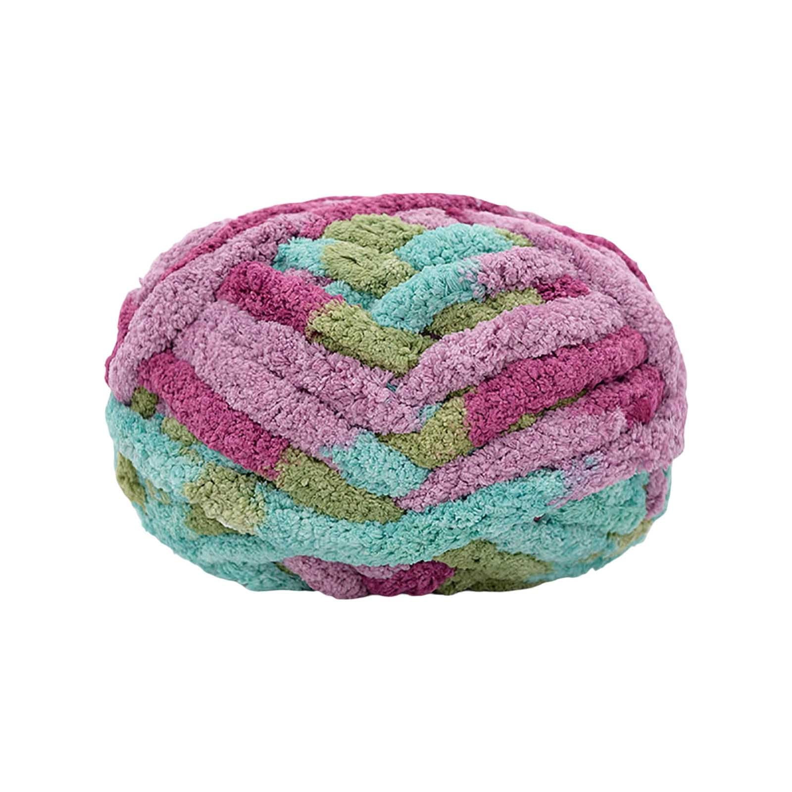 erfcxs Finger Knitting Yarn For Beginners Soft Bulky Blend Craft Cord ...