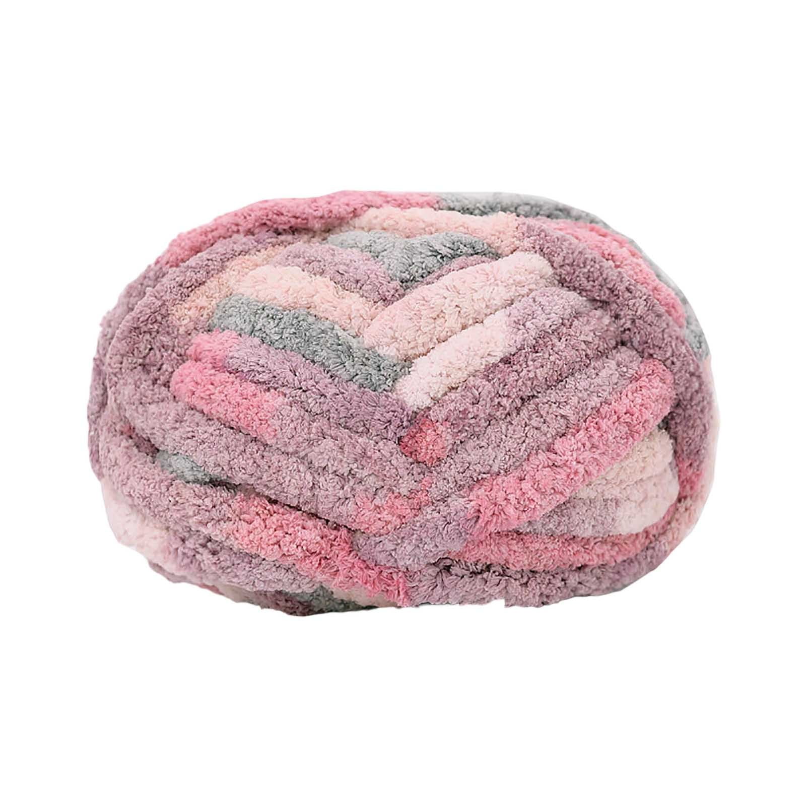 erfcxs Finger Knitting Yarn For Beginners Soft Bulky Blend Craft Cord ...