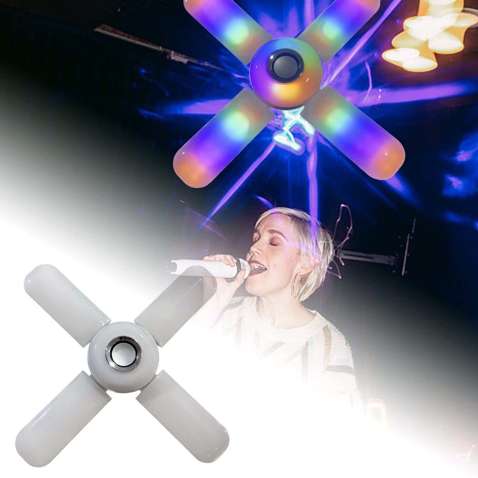 erfcxs Foldable Leaf Shape Night Light Portable USB LED Lamp For Kids ...