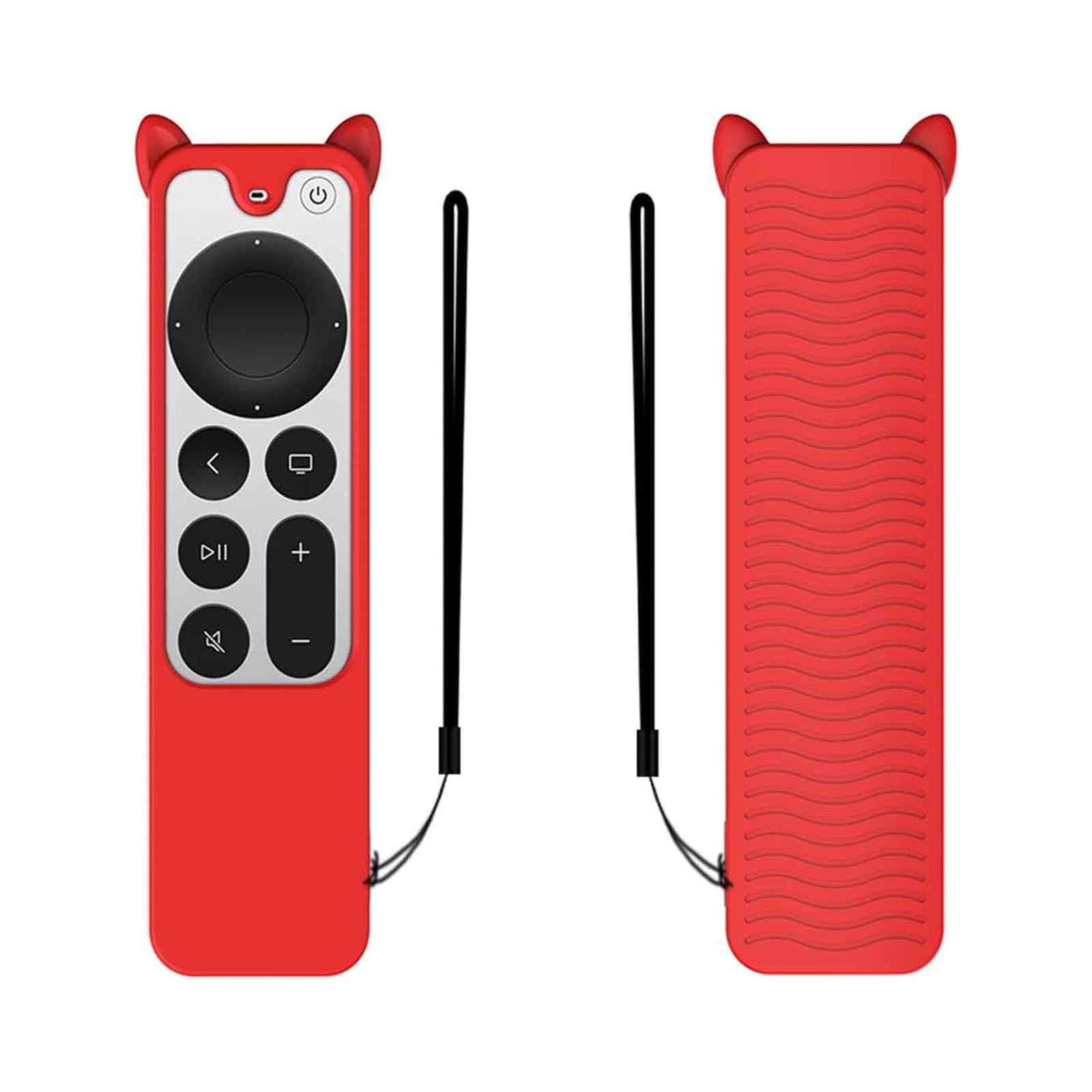 erfcxs For Apple TV Siri Remote 4K 2026 Remote Control Cat Ear Silicone ...