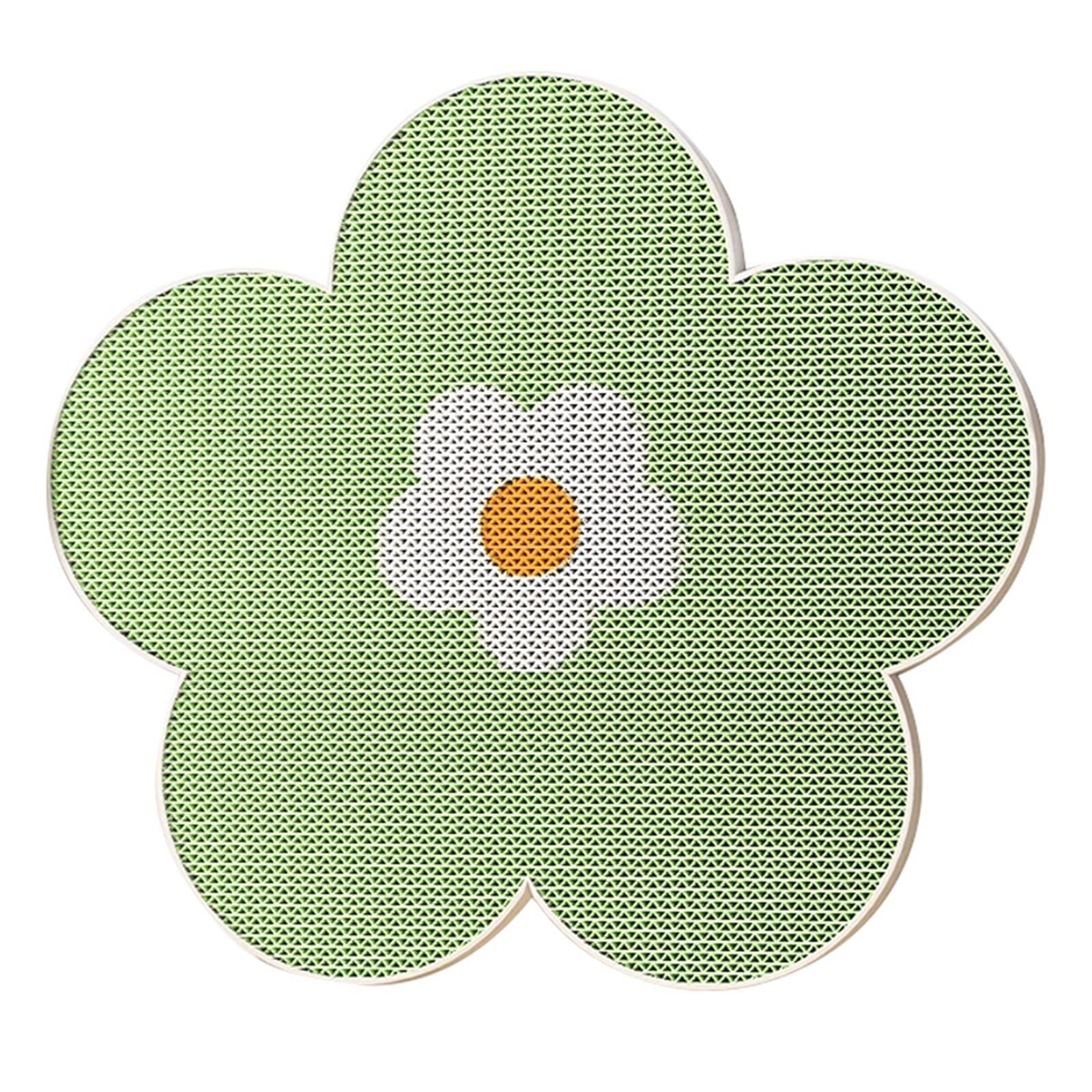 erfcxs Fresh Flower Wall Mounted Cat Scratching Board Sisal Cat Pad ...