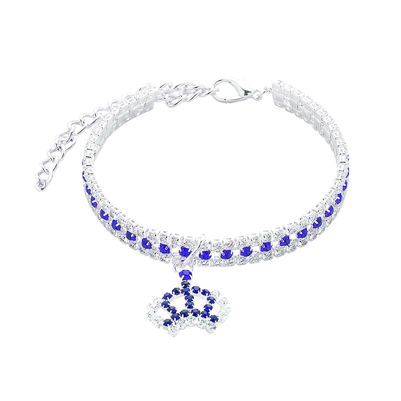 erfcxs Gold Chain Dog Collar Dog Necklace Metal Cuban Link For Medium ...