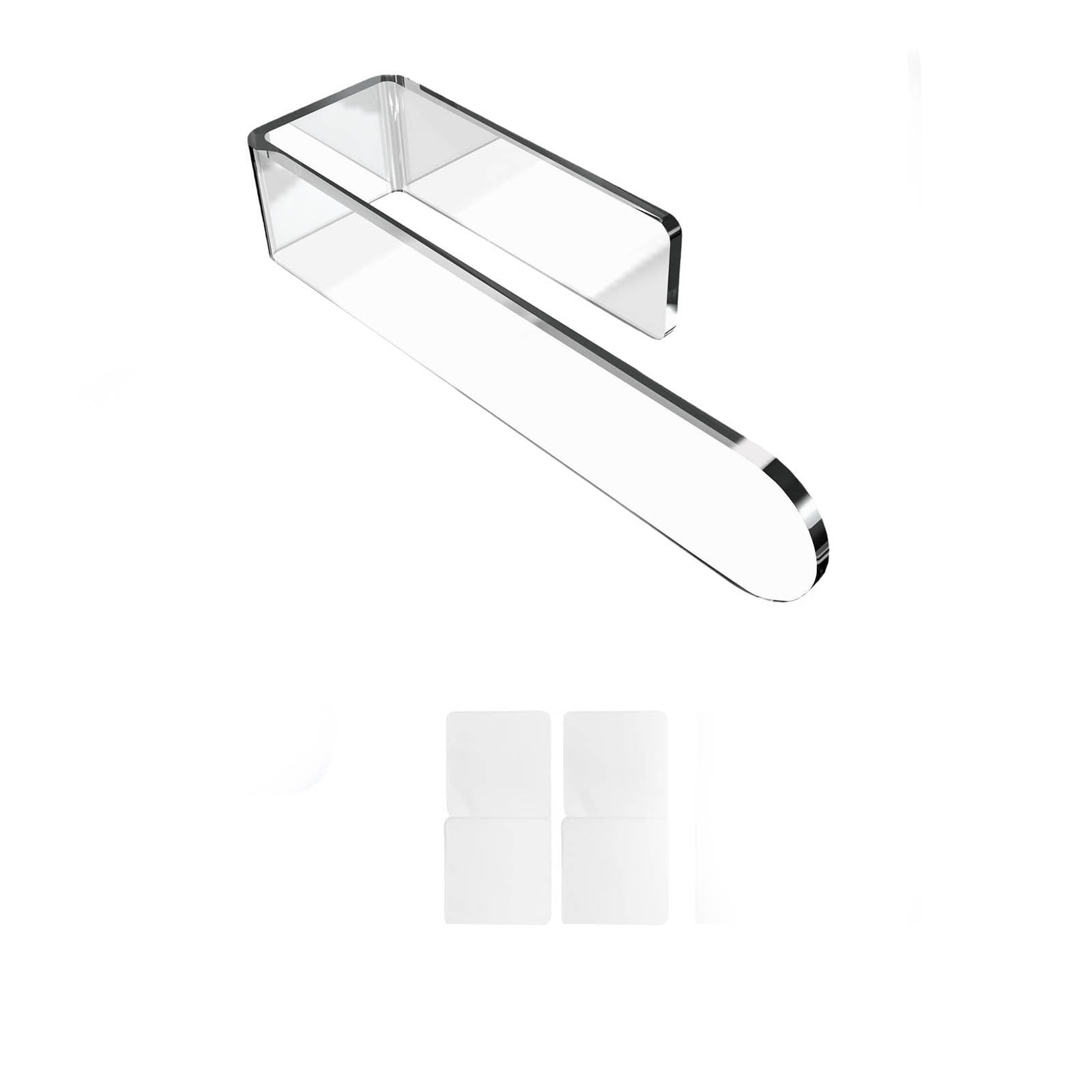 erfcxs Hand Towel Holder Self Bathroom Towel Bar Stick On Wall Brushed ...