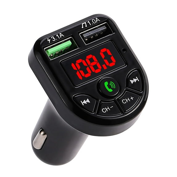 erfcxs Hands Car E5 Car FM MP3 Mp3 Receiver Call Bluetooth - Walmart.com