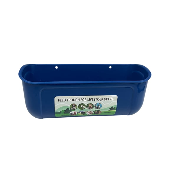 erfcxs Hanging Fence Mounted Livestock Feeder Trough With Secure Clips ...