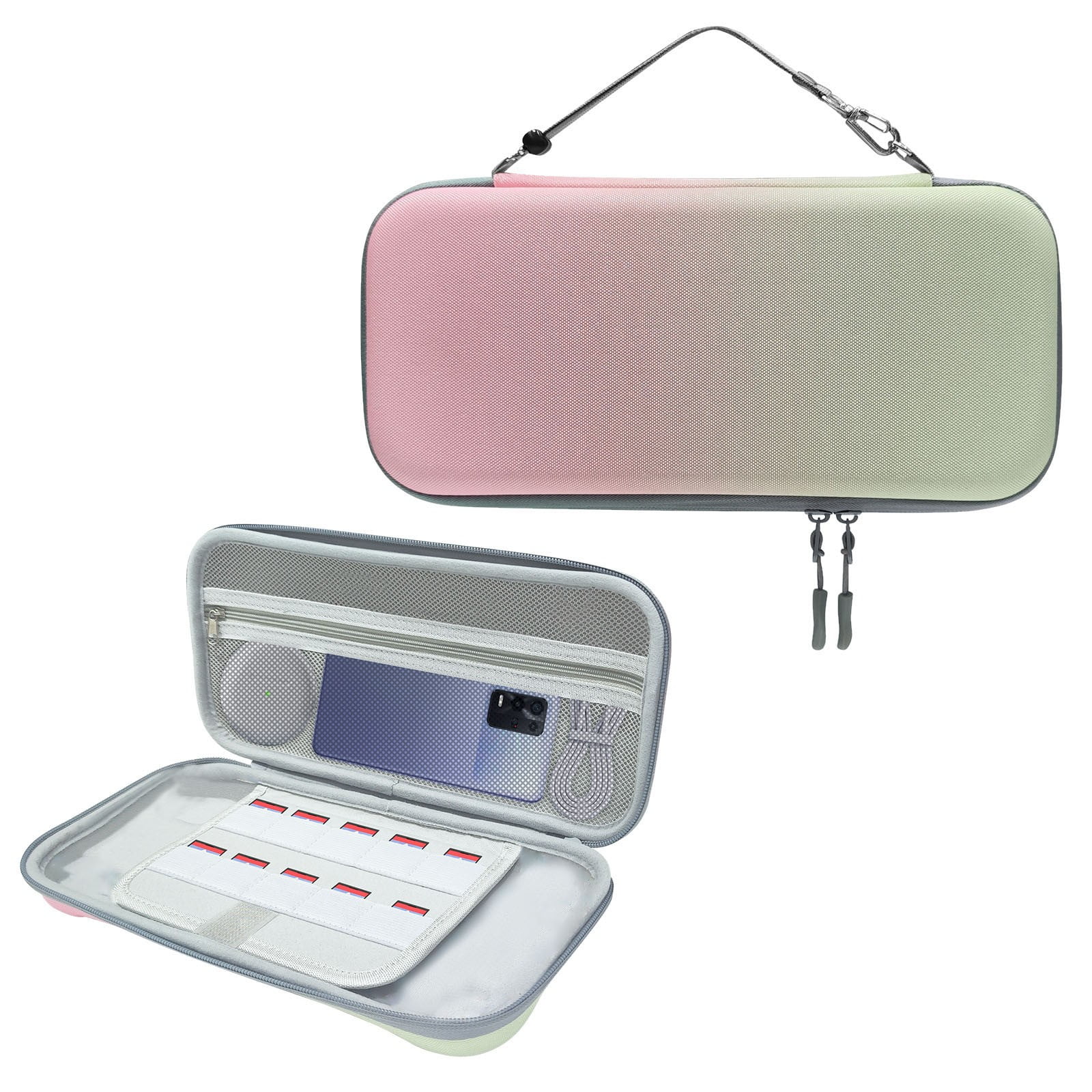 erfcxs Hard Carrying for Portable Console with Secure Game Card Storage ...