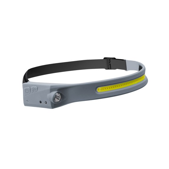 erfcxs Headlamp LED Rechargeable Jogging Head Torch, USB COB Running ...