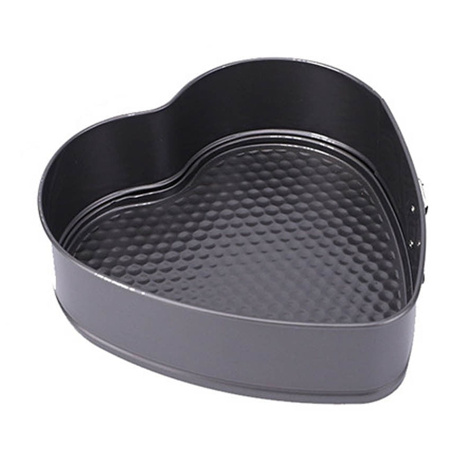 erfcxs Heart Shaped Metal Springform Cake Pan With Clasp Removable ...