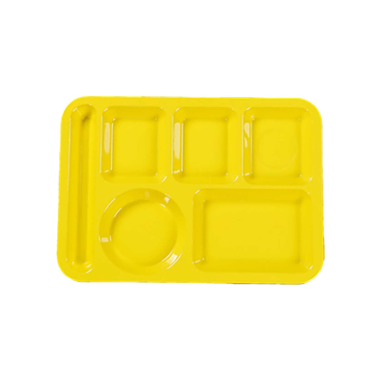 erfcxs Heat Imitation Porcelain Compartment Fast Food Trays ...