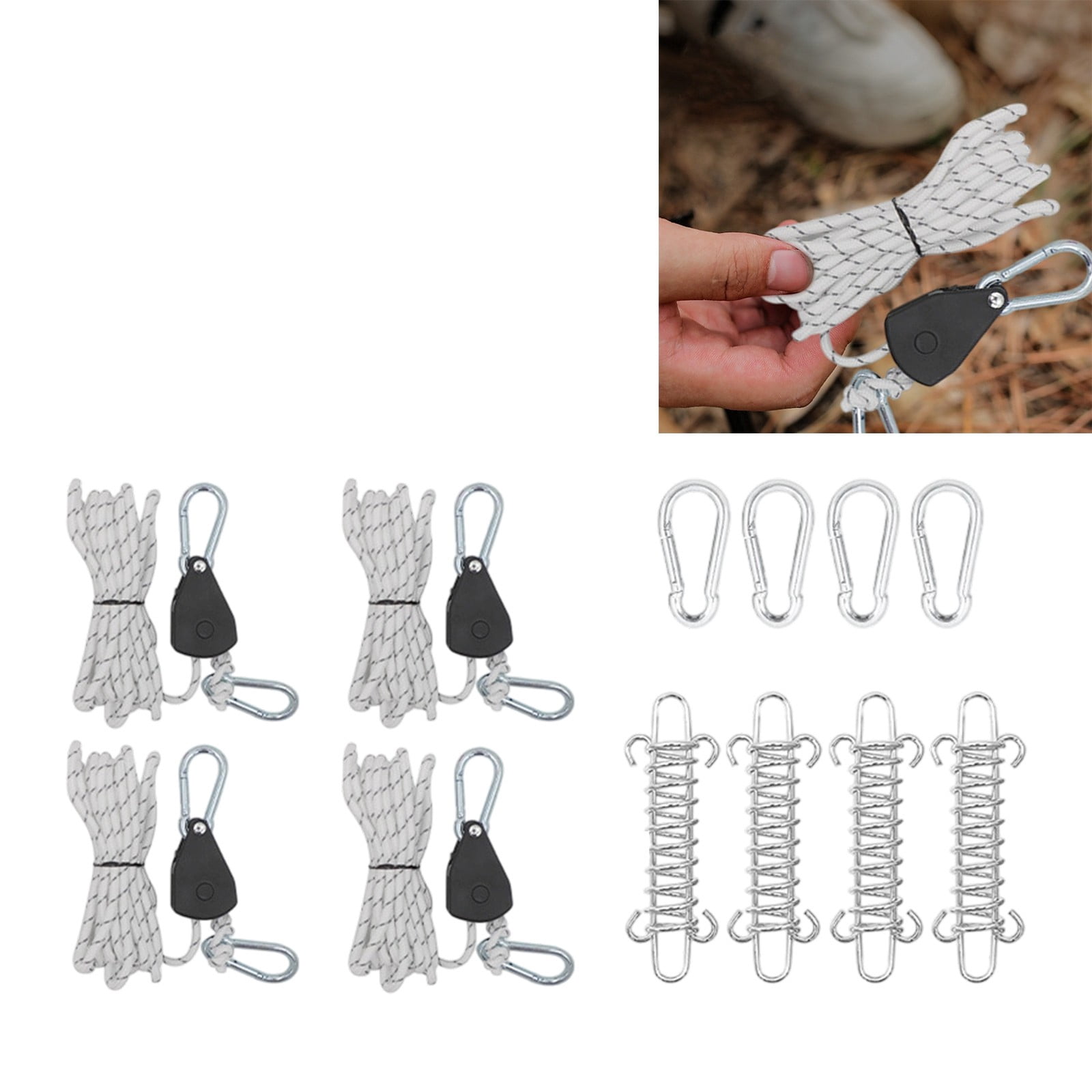 erfcxs Heavy Duty Outdoor Pulley Adjuster For Camping Tents Tarps And ...