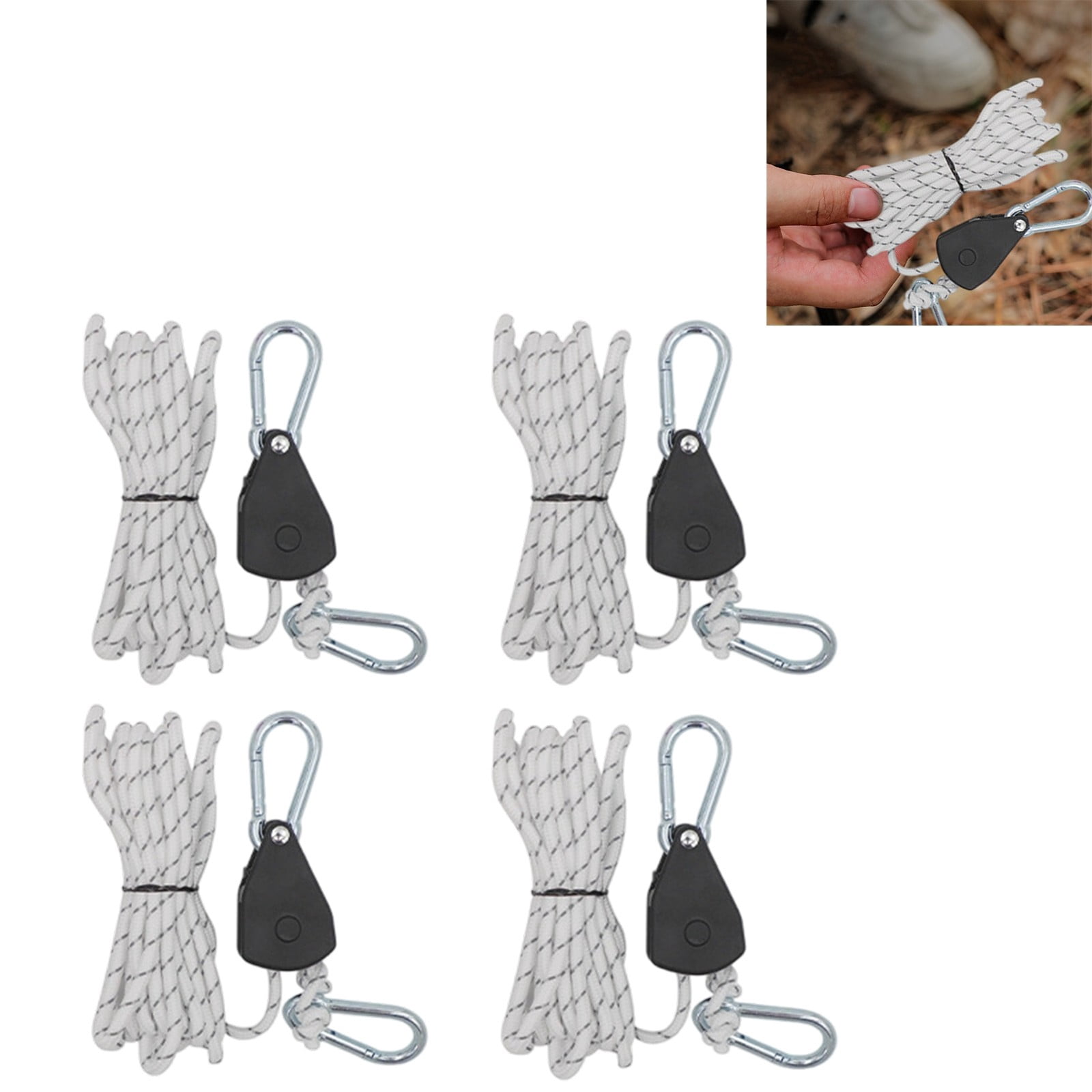 erfcxs Heavy Duty Outdoor Pulley Adjuster For Camping Tents Tarps And ...