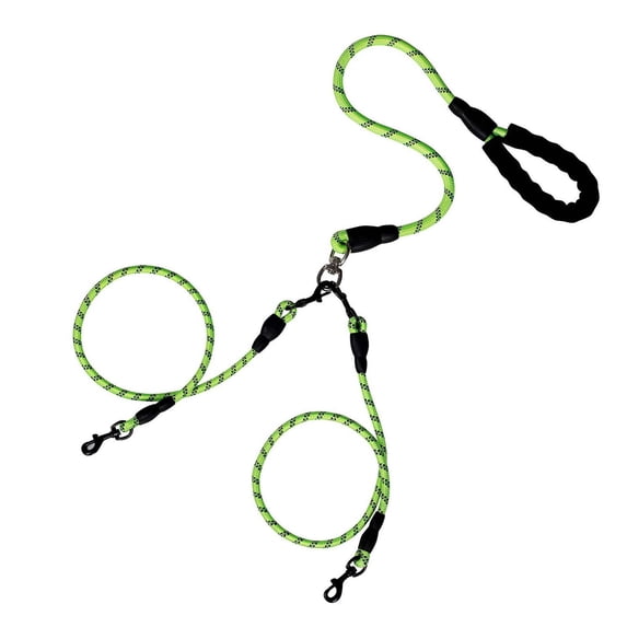 erfcxs Heavy Duty Reflective Adjustable Bungee Dog Leash with Padded ...