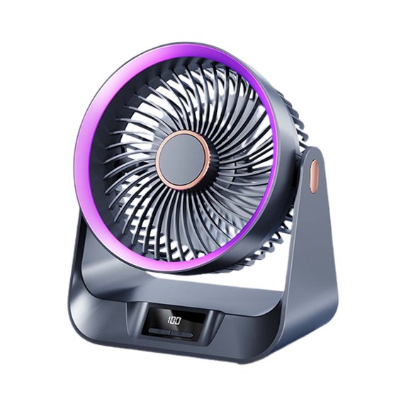 erfcxs High Performance Rechargeable Desktop Fan with Powerful Air ...