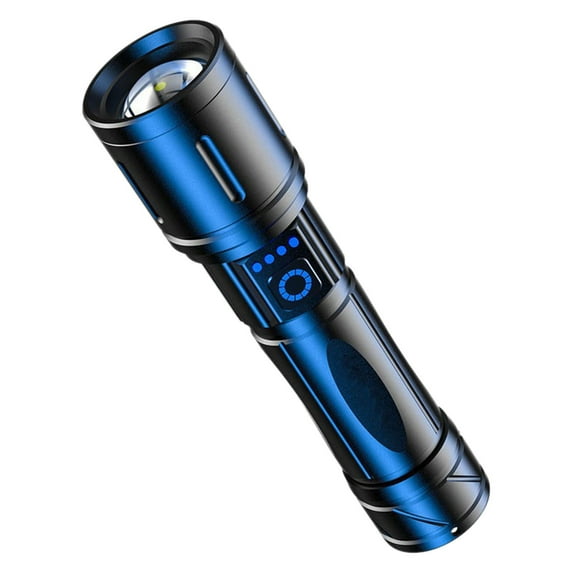 erfcxs High Performance USB Rechargeable LED Flashlight with Digital ...