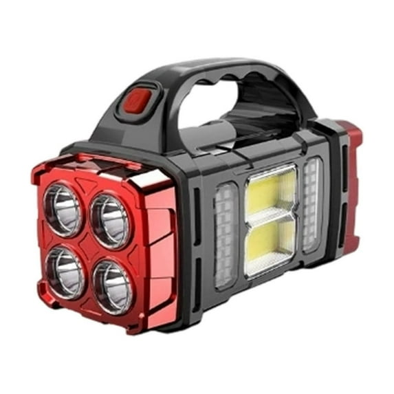 erfcxs High Power Solar Rechargeable Portable Handheld Flashlight with ...