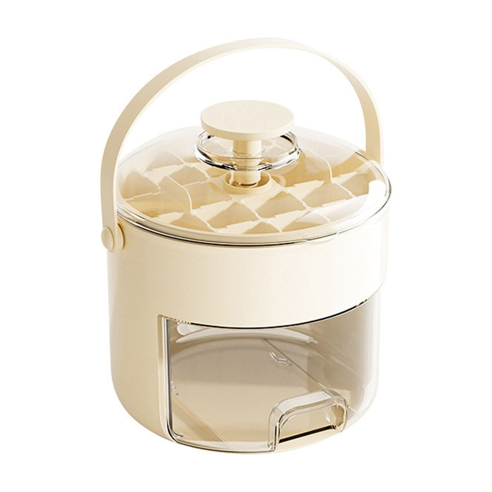 erfcxs Ice Cube Tray with Lid and Bin, Ice Maker for Freezer, Pull-Out ...