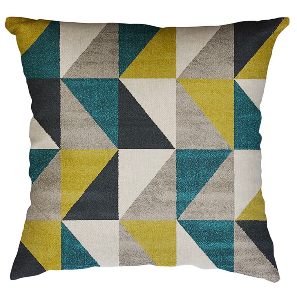 erfcxs Irregular Geometric Pattern Pillow Case Cushion Cover 60x60cm ...