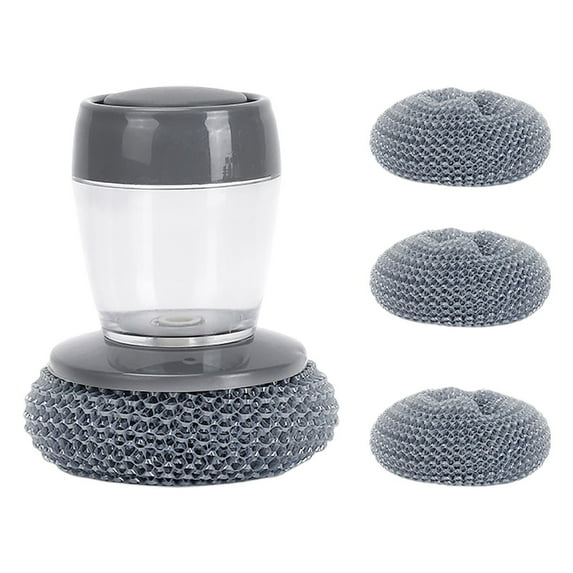 erfcxs Kitchen Soap Dispensing Soap Dispensing Dish Brush Dish Scrubber ...