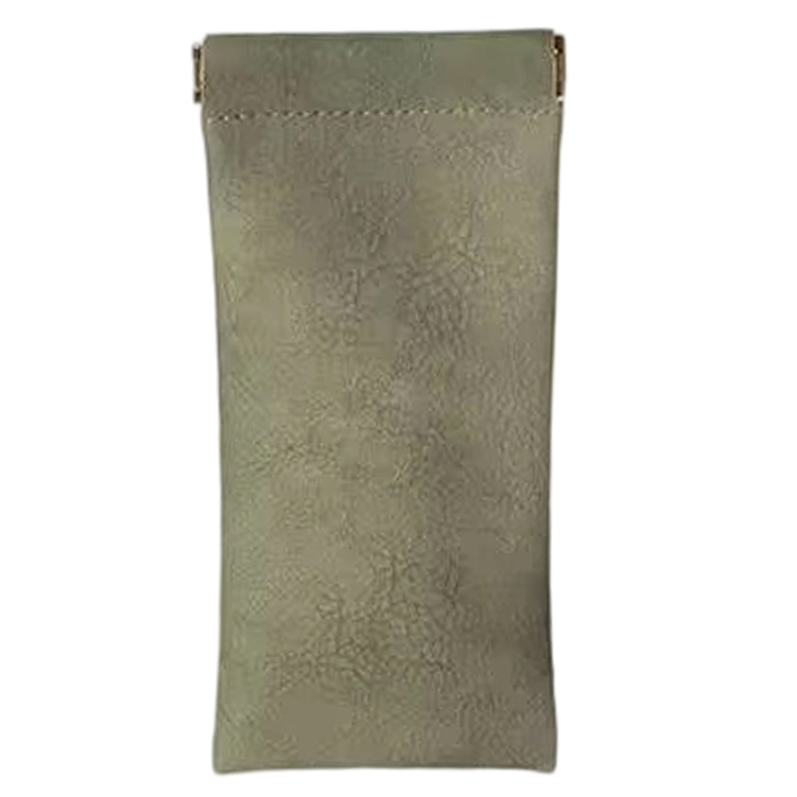 erfcxs Leather Snap Closure Organizer Pouch for Home Storage and ...