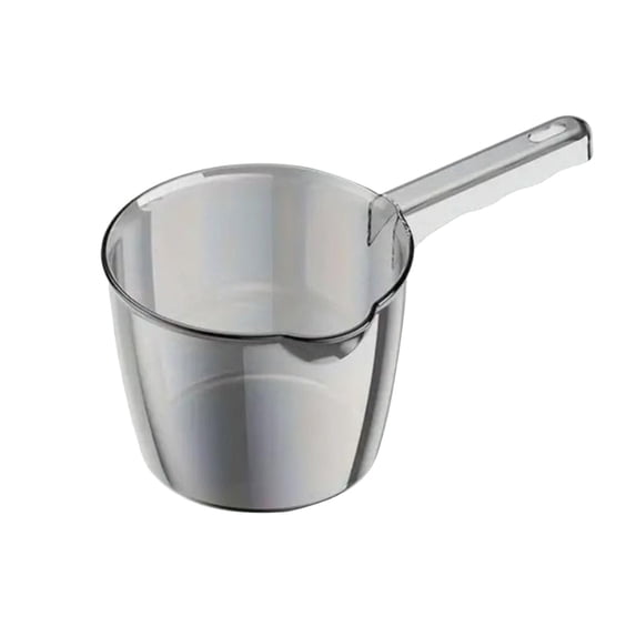 erfcxs Long Handle Transparent Kitchen Strainer with Spout and Hanging ...