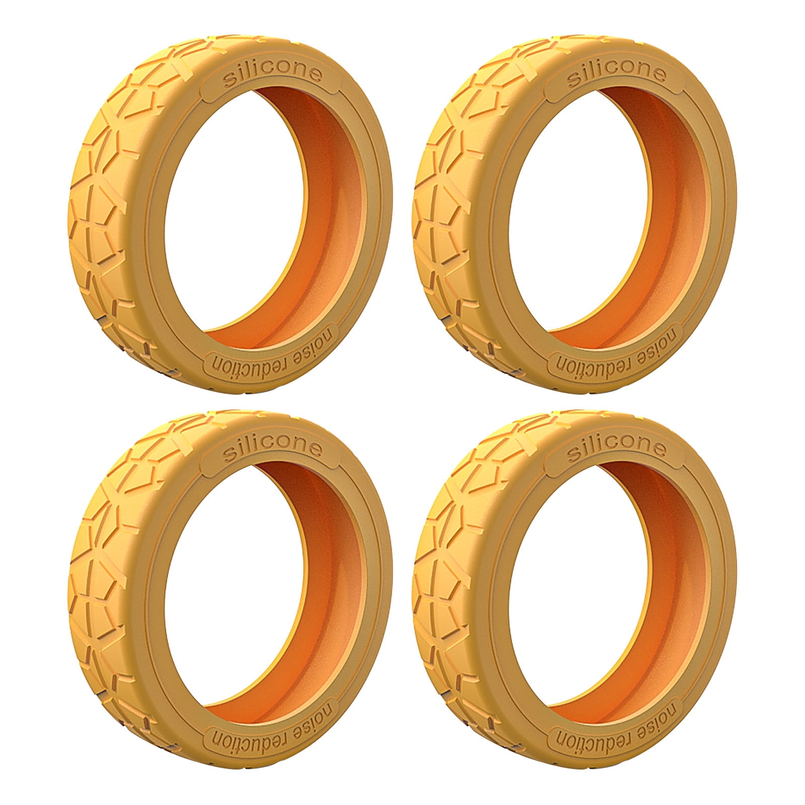 erfcxs Luggage Wheel Silicone Covers Quiet Caster Shoes For Suitcases ...