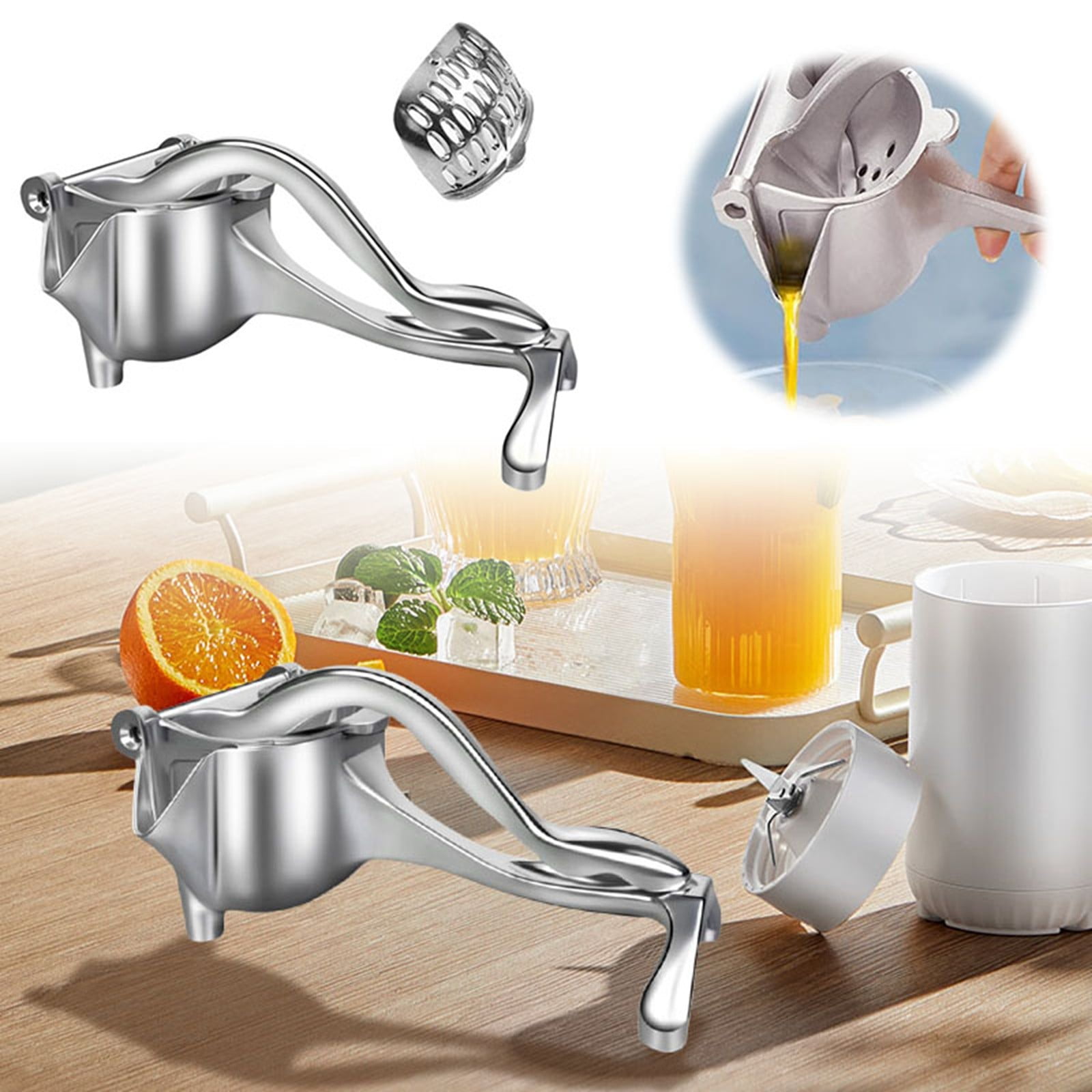 erfcxs Manual Juicer Hand Juicer Squeezer For Efficient Juice ...
