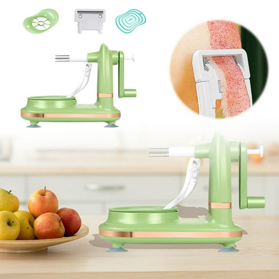 erfcxs Manual Peeler 4 Piece Kitchen Gadget Easily Ergonomic Hand Crank ...