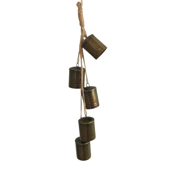 erfcxs Metal Wind Chime With Jute Rope For Outdoor And Indoor For ...